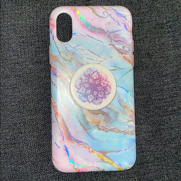 Velvet Caviar | Accessories | Iphone X Case And Pop Socket | Poshmark